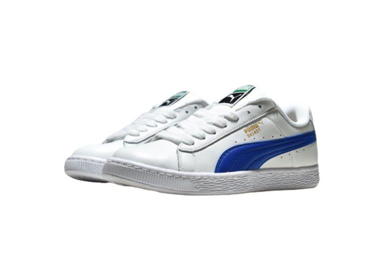 נעלי פומה-Puma Basket classic LFS-White-Blue - MALLSHOES - קניון ...