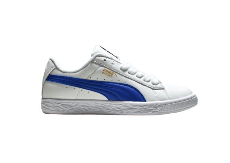 נעלי פומה-Puma Basket classic LFS-White-Blue - MALLSHOES - קניון ...
